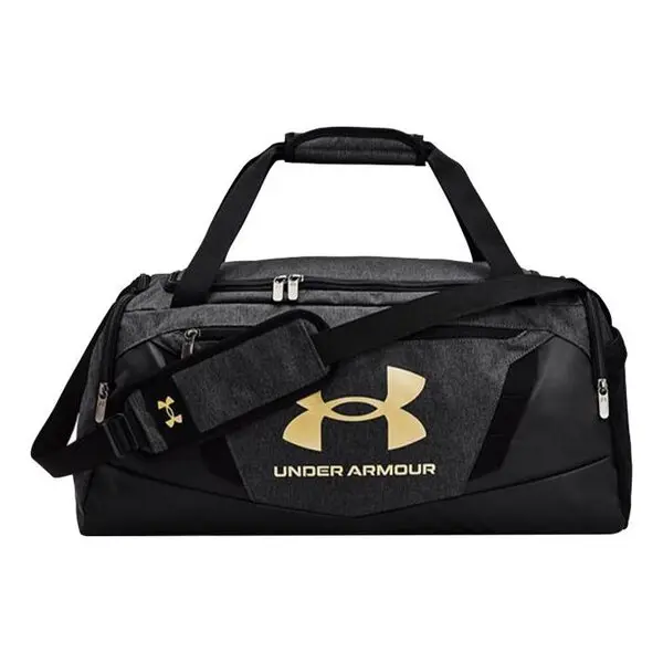 Under Armour Undeniable 5.0 Small Duffle Bag - Black Medium Heather/black/metallic Gold