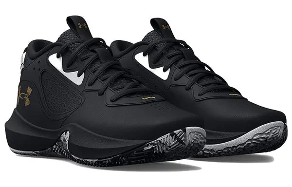 Under Armour Lockdown 6 Low Top Sneakers - Black/gold
