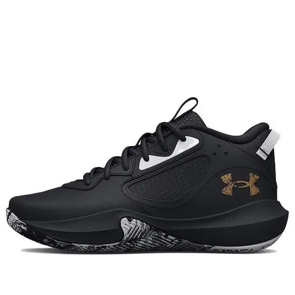 Under Armour Lockdown 6 Low Top Sneakers - Black/gold