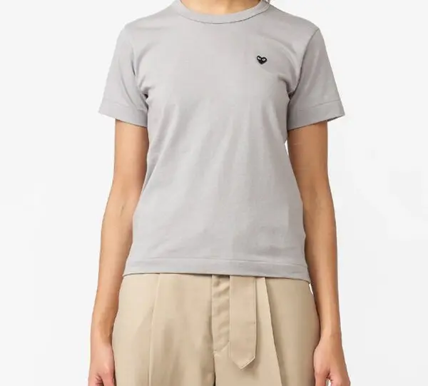 Play Comme Des Garcon Mini Heart Logo T-shirt - Grey