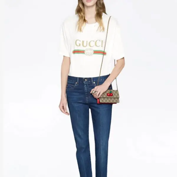 Gucci Canvas Chains Shoulderbag Mini