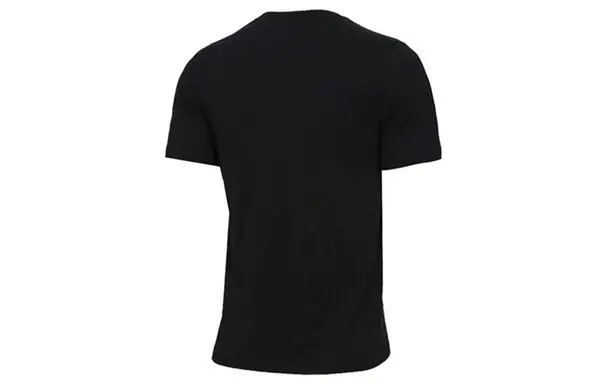 JORDAN Round Neck Casual Short Sleeve - Black