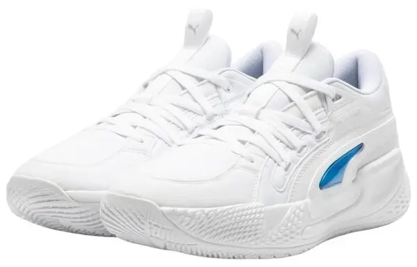 PUMA Court Rider Chaos Jewel Low Top Basketball Sneakers - White