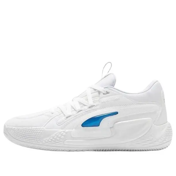 PUMA Court Rider Chaos Jewel Low Top Basketball Sneakers - White