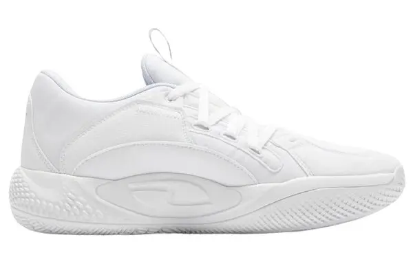PUMA Court Rider Chaos Jewel Low Top Basketball Sneakers - White