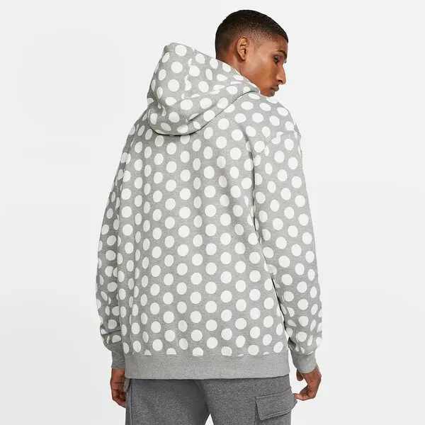 Nike Full Out Dots Hoodie - Grey/black/white