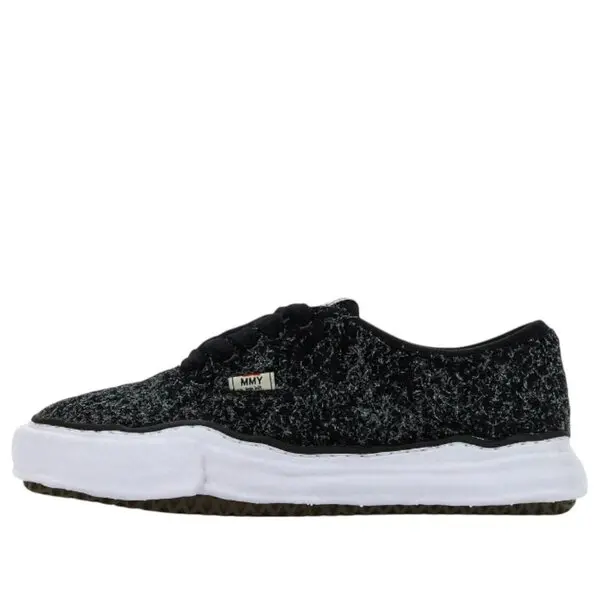 Mihara Yasuhiro Fabric Sneakers - Black/white
