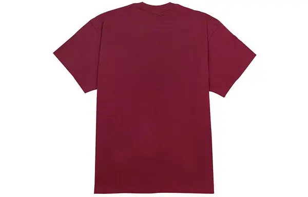 Nike X Series Classic Logo Printing Casual Short Sleeve Red - Dark Red