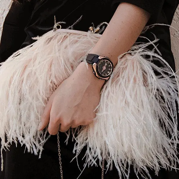 Casio Baby-g Black Rose Gold Watch