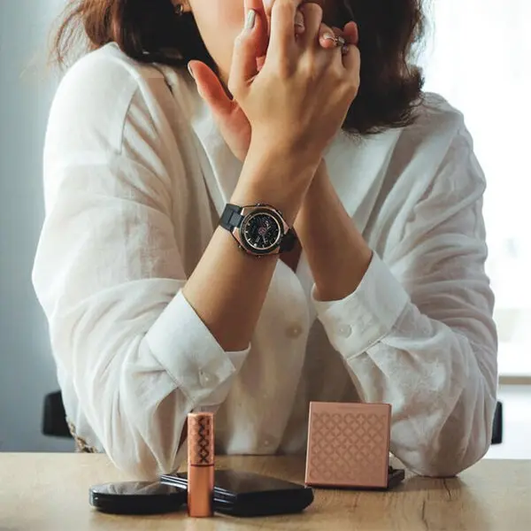 Casio Baby-g Black Rose Gold Watch