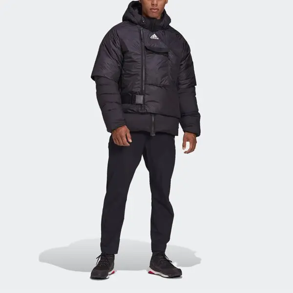 Adidas Detachable Hooded Waterproof Down Jacket