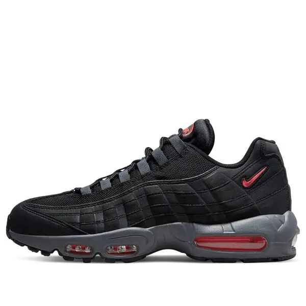 Nike Max 95 Sneakers - Black/university Red/dark Grey