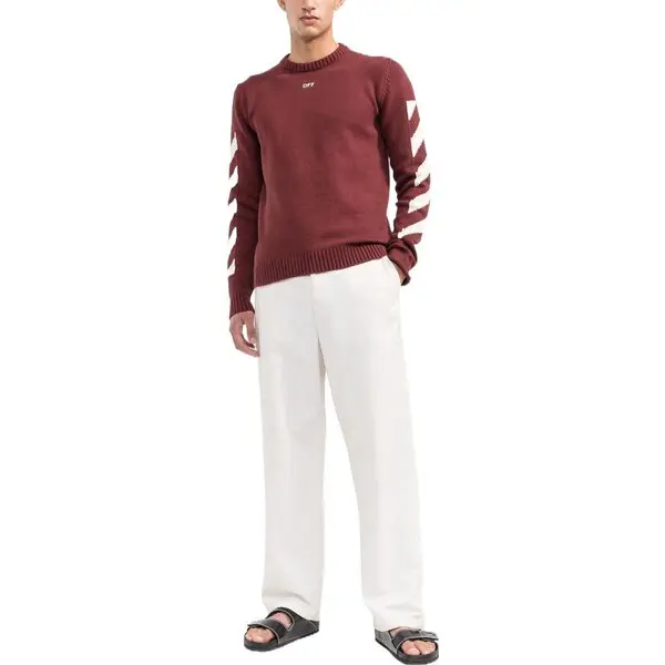 Off-White Arrow Knit Crew Neck Jumper