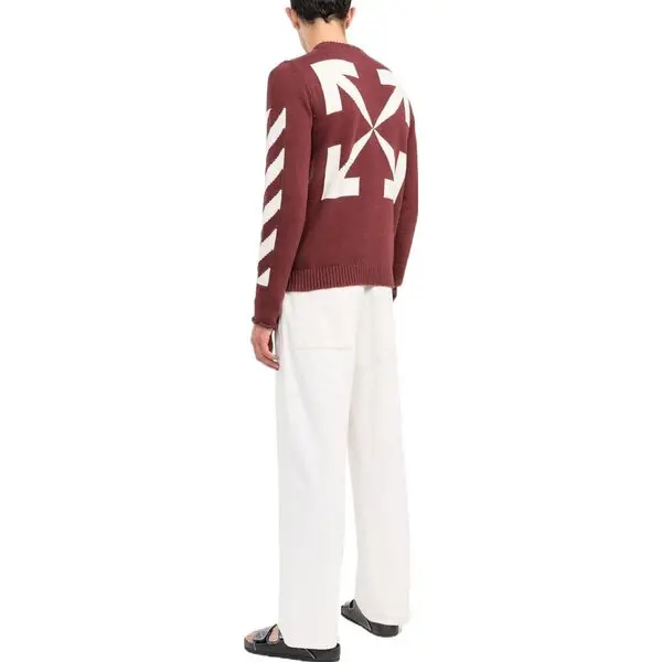 Off-White Arrow Knit Crew Neck Jumper