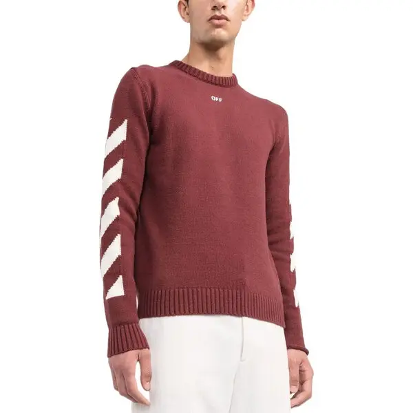Off-White Arrow Knit Crew Neck Jumper