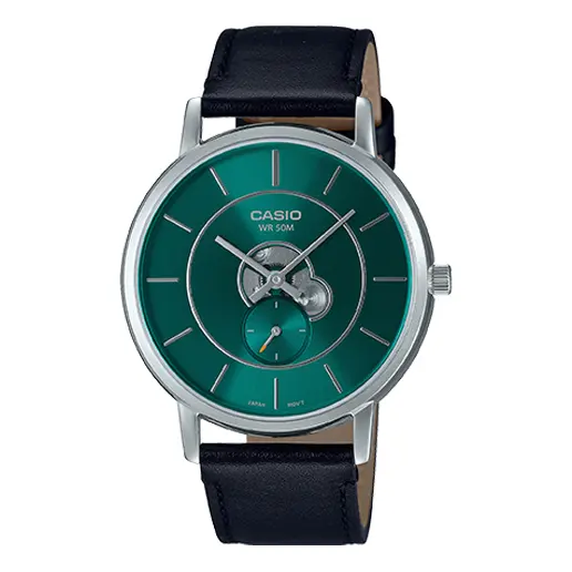 Casio Analog Leather Strap Watch - Default Color
