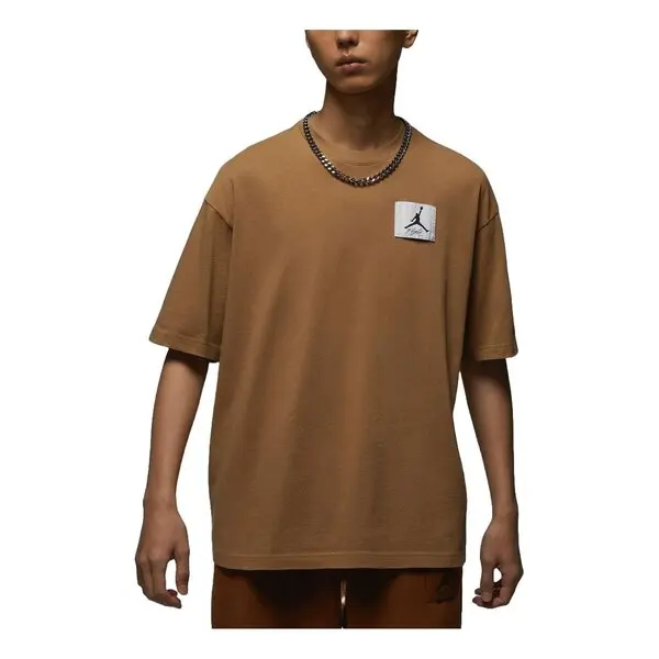 JORDAN Flight Essential Oversized T-shirt Asia Sizing - Brown