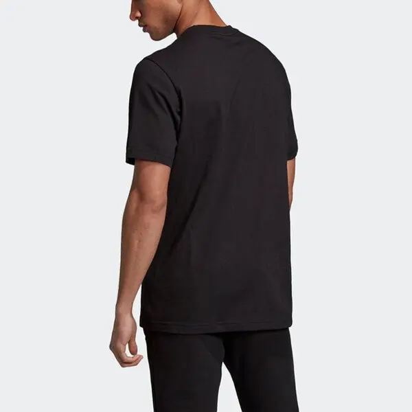 Adidas Round Neck Sports Short Sleeve - Black