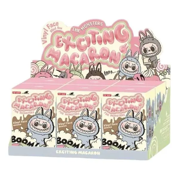 POP MART The Monsters Labubu 1.0 Tasty Macarons Blind Box Collection - Multi-color