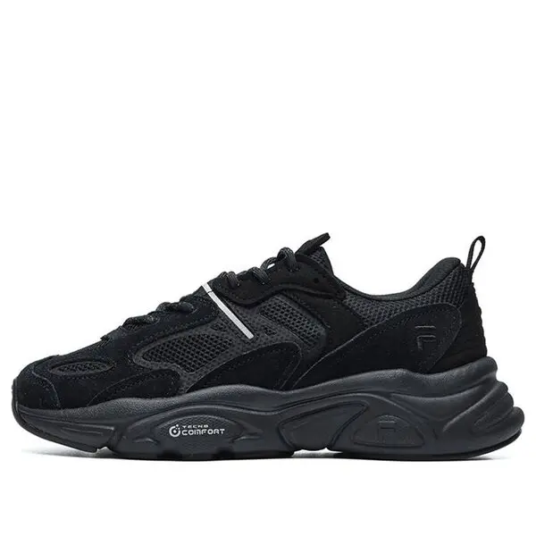 FILA Wear-resistant Athletic Sneakers - Black