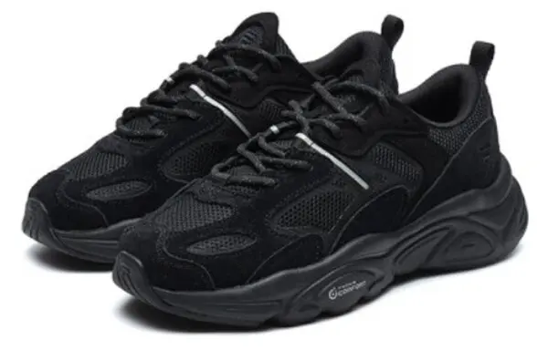 FILA Wear-resistant Athletic Sneakers - Black