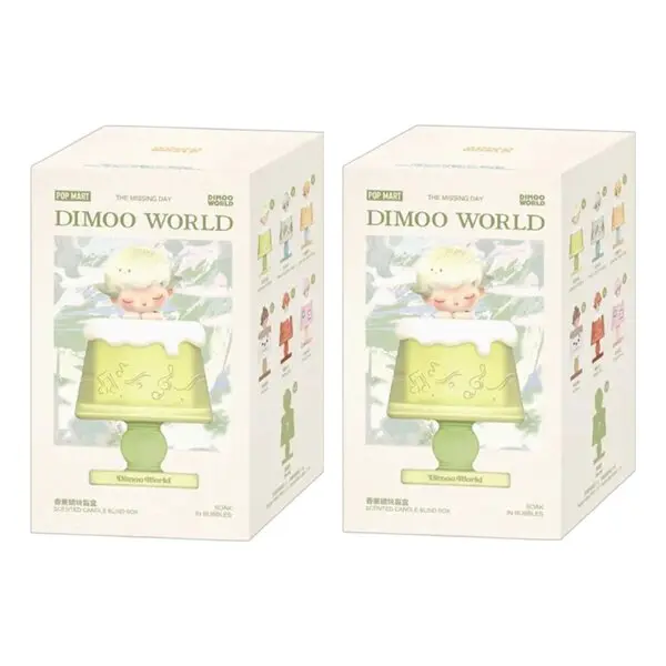 POP MART Dimoo The Missing Day Series Scented Candle Sealed Case - Multi-color