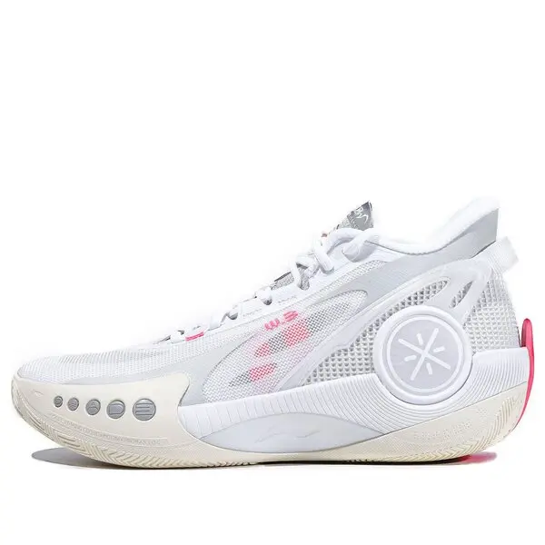 LI-NING Wade Shadow 3 High Top Sneakers - White/pink