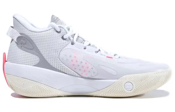 LI-NING Wade Shadow 3 High Top Sneakers - White/pink