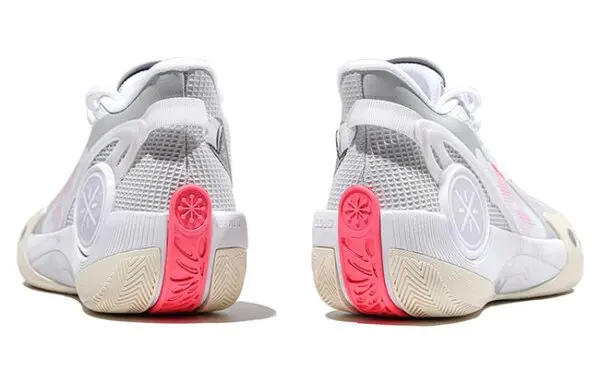 LI-NING Wade Shadow 3 High Top Sneakers - White/pink