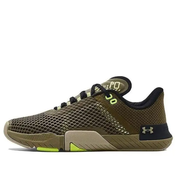 Under Armour Tribase Reign 4 "tent Black" Athletic Sneakers - Tent/black