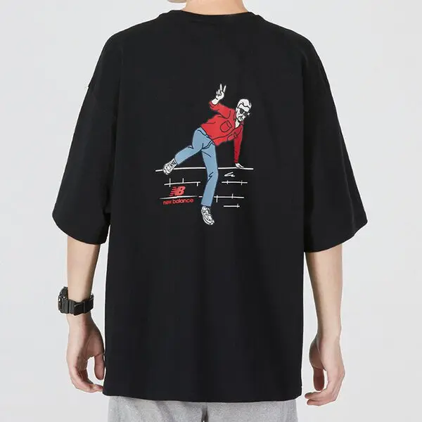 NEW BALANCE Logo T-shirt Asia Sizing