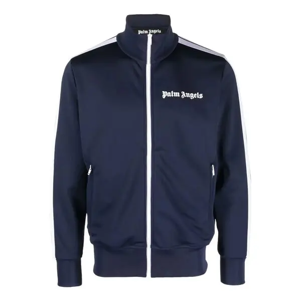 Palm Angels Classic Track Jacket - Navy/blue/white