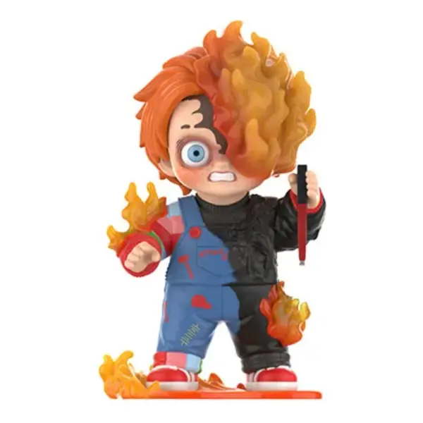 POP MART Chucky Franchise Figure 'flame Chucky - Multi-color