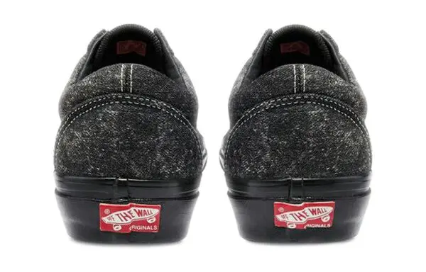 VANS Raised Wolves X Og Old Skool Lx 'acid Wash Denim - Black