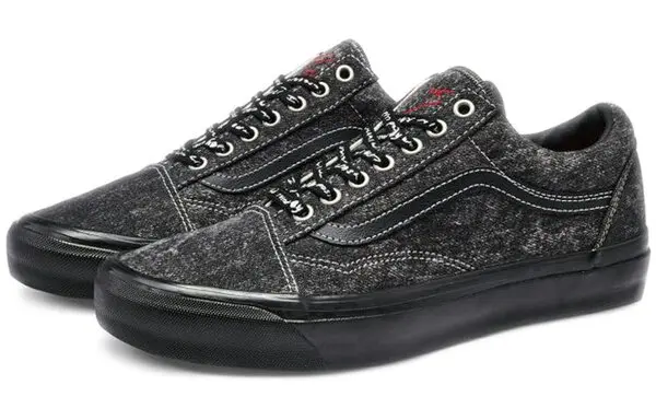 VANS Raised Wolves X Og Old Skool Lx 'acid Wash Denim - Black