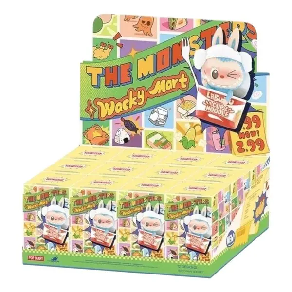 POP MART The Monsters Labubu Wacky Mart Figure Sealed Cases - Multi-color