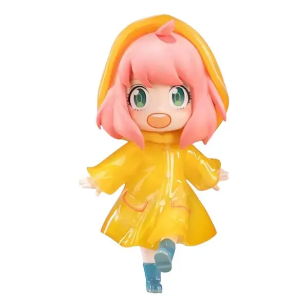 POP MART Spy X Family Anya's Everyday Dlc Figure 'anya Rain Travel - Multi-color