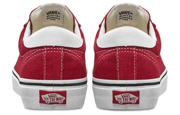 VANS Old Skool Skate Sneakers - White/red