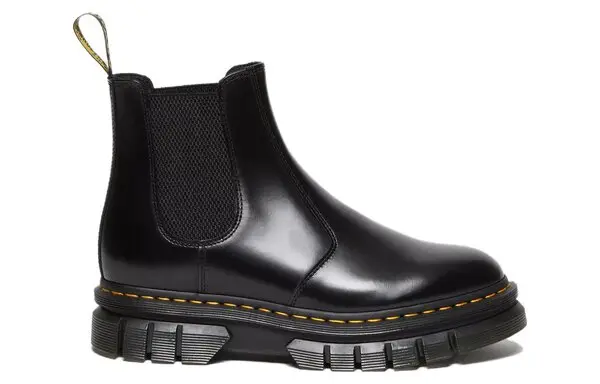 Dr. Martens Rikard Polished Smooth Leather Chelsea Boots - Black
