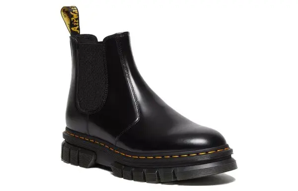 Dr. Martens Rikard Polished Smooth Leather Chelsea Boots - Black