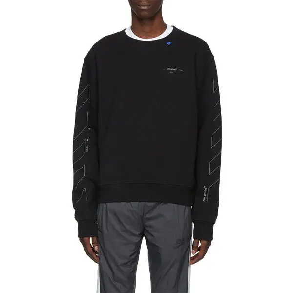 Off-White Unfinished 3m Arrow Crew Neck Sweater