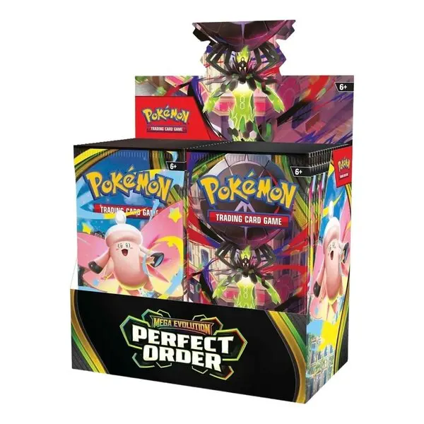POKEMON Trading Card Game: Mega Evolution Perfect Order Booster Box - Multi-color