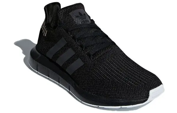Adidas Swift Run Low Top Sneakers - Black
