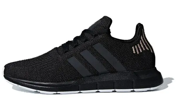 Adidas Swift Run Low Top Sneakers - Black