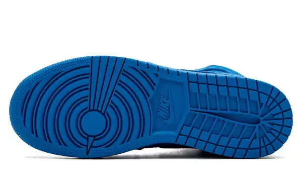 JORDAN Air 1 Retro High Suede Sneakers - Blue