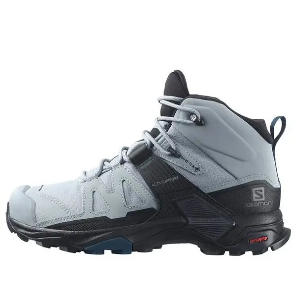 SALOMON X Ultra 4 Mid Wide Gore Tex Hiking Boots - Blue