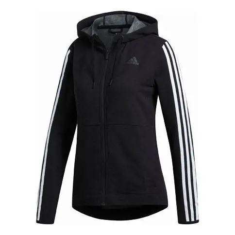Adidas Training Exercise Jacket With Zip-up Hoodie