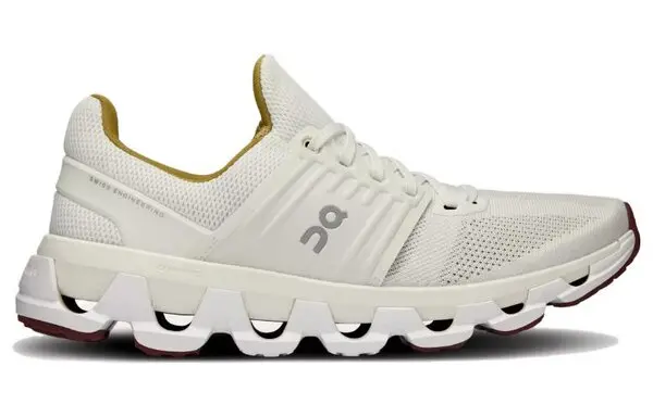 On Cloudswift "white Ivory" Sneakers - White/green/red