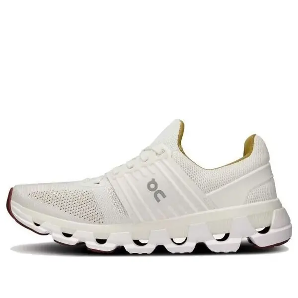 On Cloudswift "white Ivory" Sneakers - White/green/red