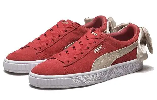 PUMA Suede Bow Varsity Sneakers